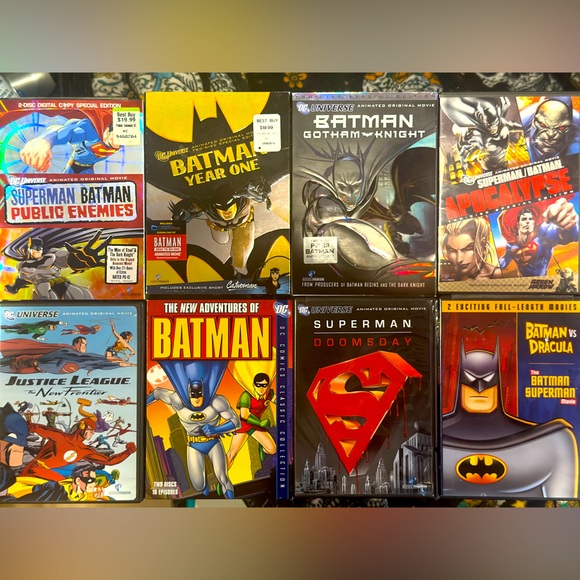 Batman Superman DC Comics | Media | Batmansupermandccomics8 Title Dvd ...